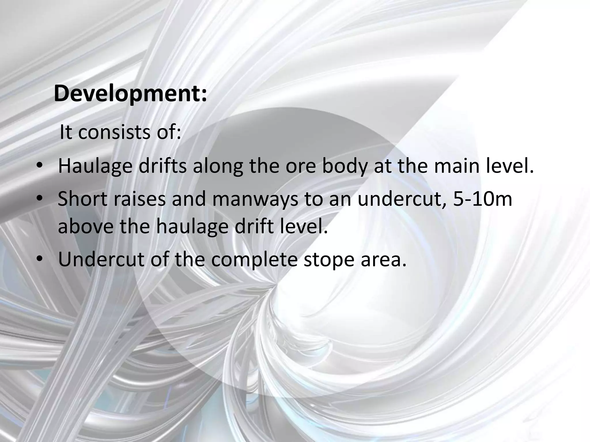 Underground mining method | PPTX