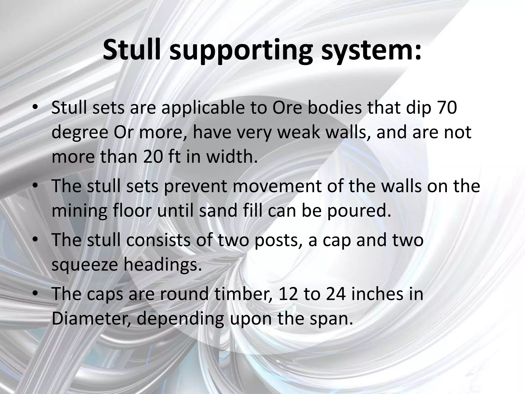 Underground mining method | PPTX