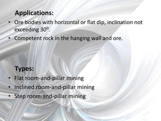 Underground mining method | PPTX