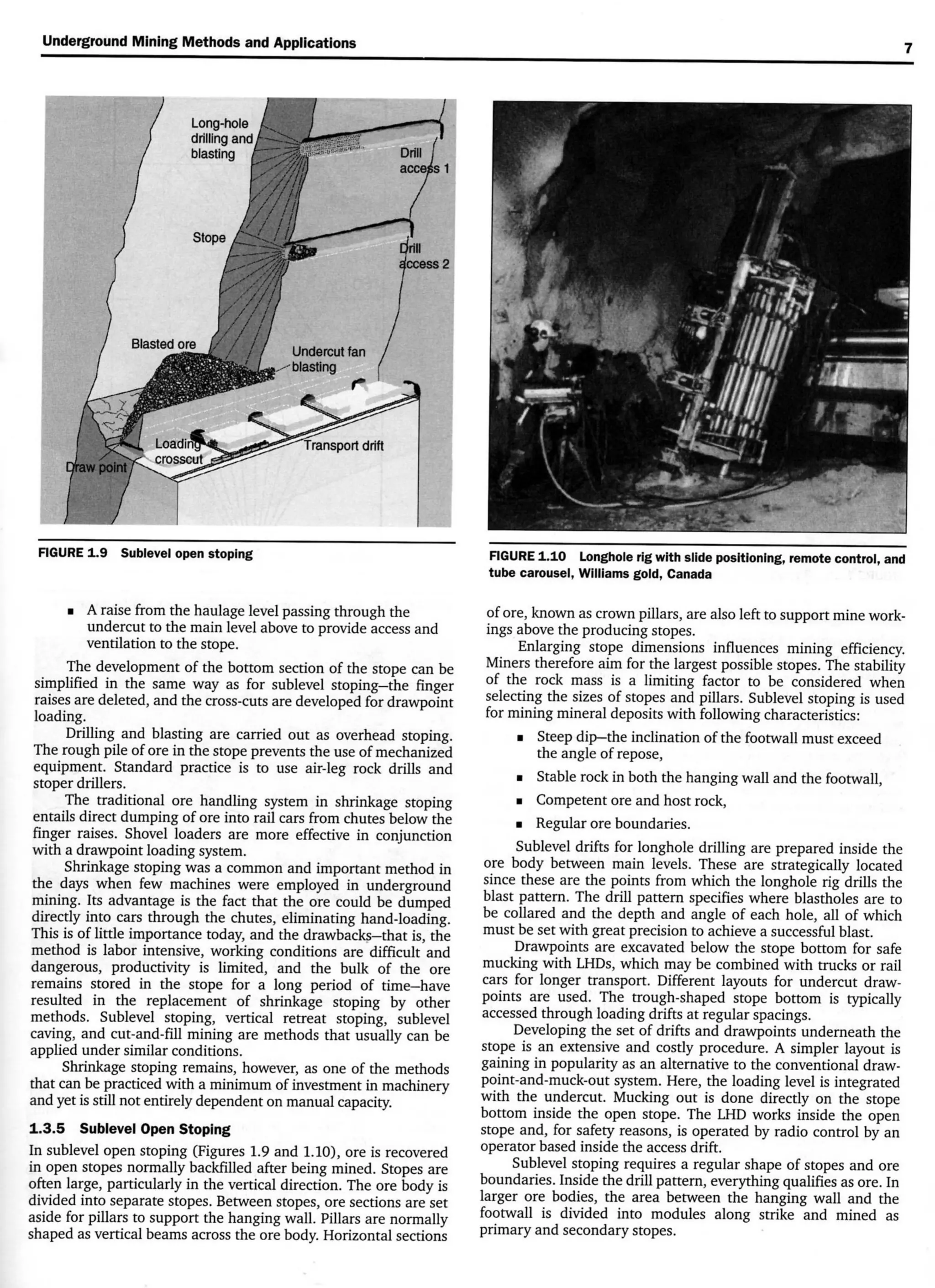 Underground mining methods | PDF