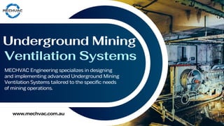 Underground Mining Ventilation Systems | PDF