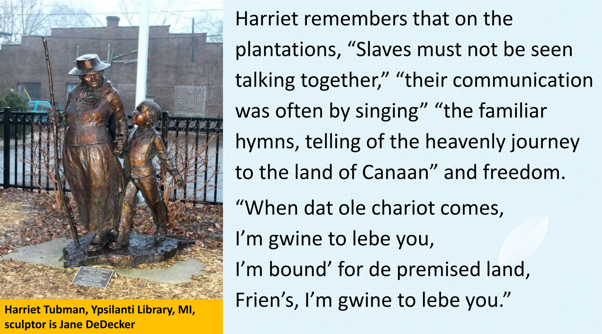 Harriet Tubman, Conductor of Underground Railroad, Leading Many Slaves ...