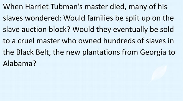 Harriet Tubman, Conductor of Underground Railroad, Leading Many Slaves ...