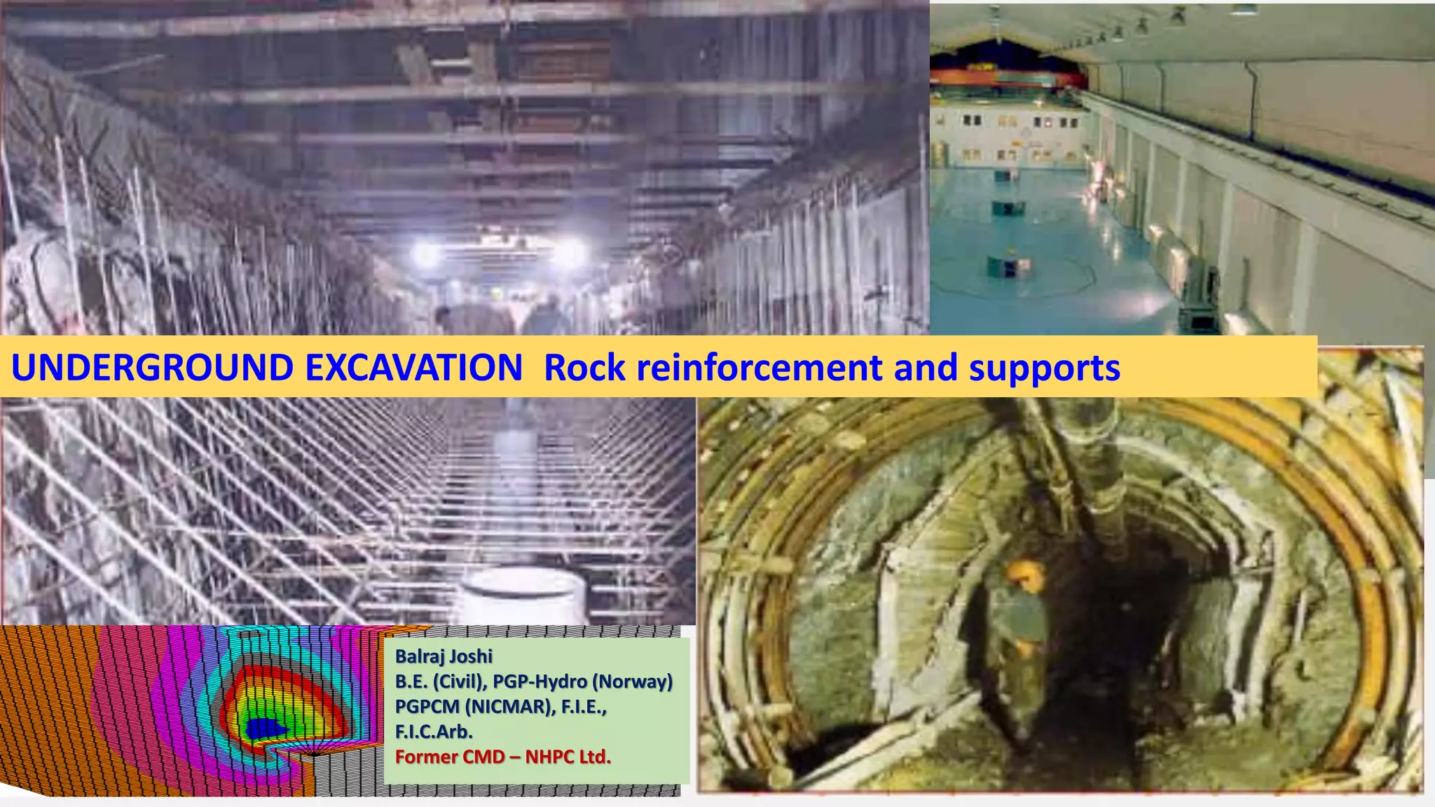 Underground rock reinforcement and support | PDF
