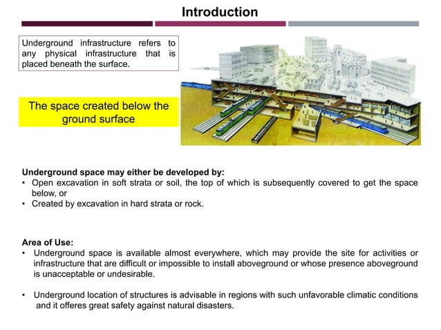 Introduction to Underground Structures _ Building Structures | PPT