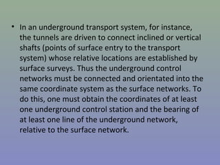 Underground survey | PPT