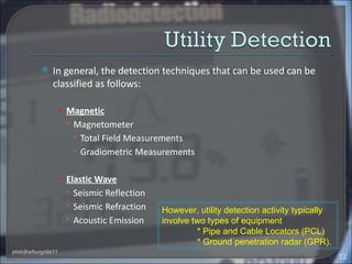 Underground utility detection | PPT