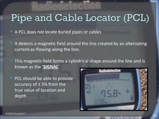 Underground utility detection | PPT