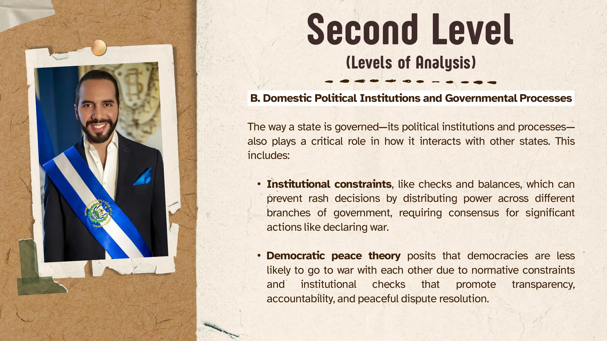 Underlying Causes of War PPT: Trichotomy of Conflict and Levels of ...