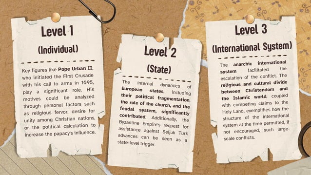 Underlying Causes of War PPT: Trichotomy of Conflict and Levels of ...