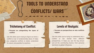 Underlying Causes of War PPT: Trichotomy of Conflict and Levels of ...
