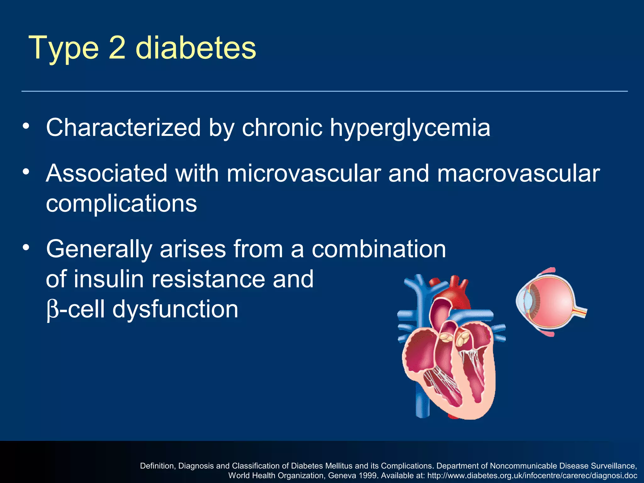 Underlying pathophysiology in diabetes | PPT