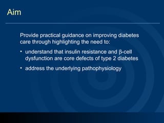 Underlying pathophysiology in diabetes | PPT