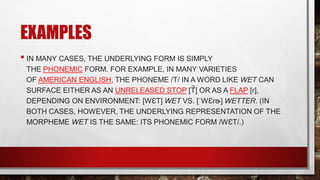 Underlying representation | PDF