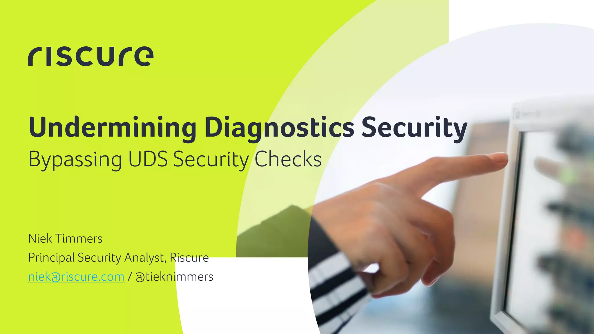 Undermining Diagnostics Security: Bypassing UDS Security Checks | PPT