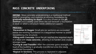 Underpining presentation ( Construction) | PPTX