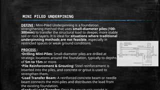 Underpining presentation ( Construction) | PPTX