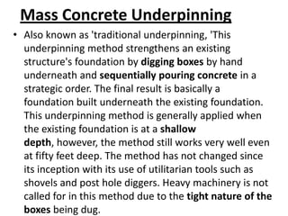 Underpinning | PPTX