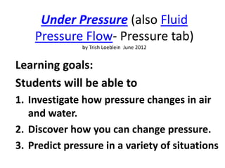 Under pressure clicker_questions | PPT