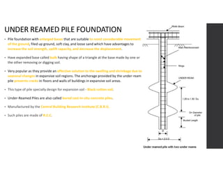 Under reamed piles | PPT