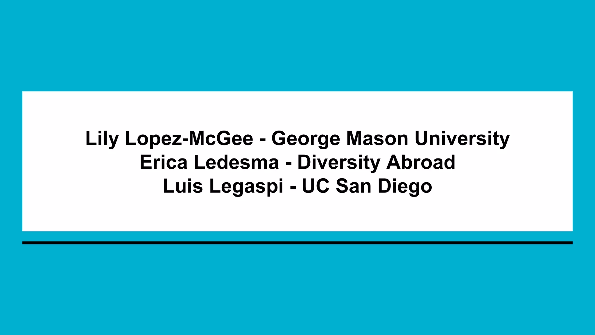 Underrepresentation, intersecting identities, and systemic change | PPTX