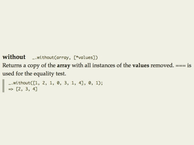 Introduction to Underscore.js