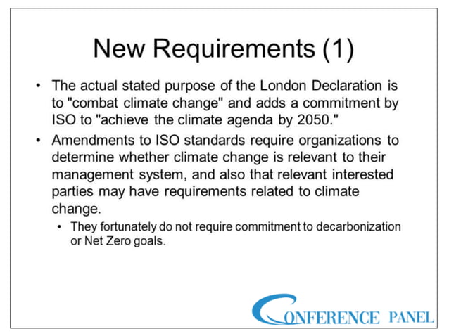 Understand and Apply ISO New Climate Change Requirements | PDF ...