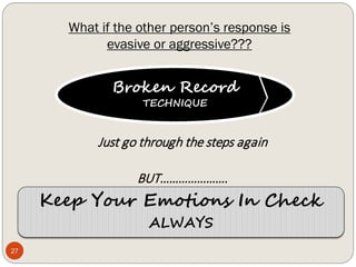 Understand and Master Assertiveness - Skills for Success in Life | PPT