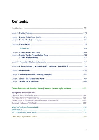 Understand arabic in_12_coloured_tables | DOC | Islam | Religion & Spirituality