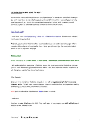 Understand arabic in_12_coloured_tables | DOC