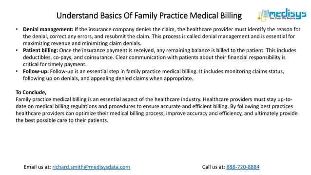Understand Basics Of Family Practice Medical Billing.pptx