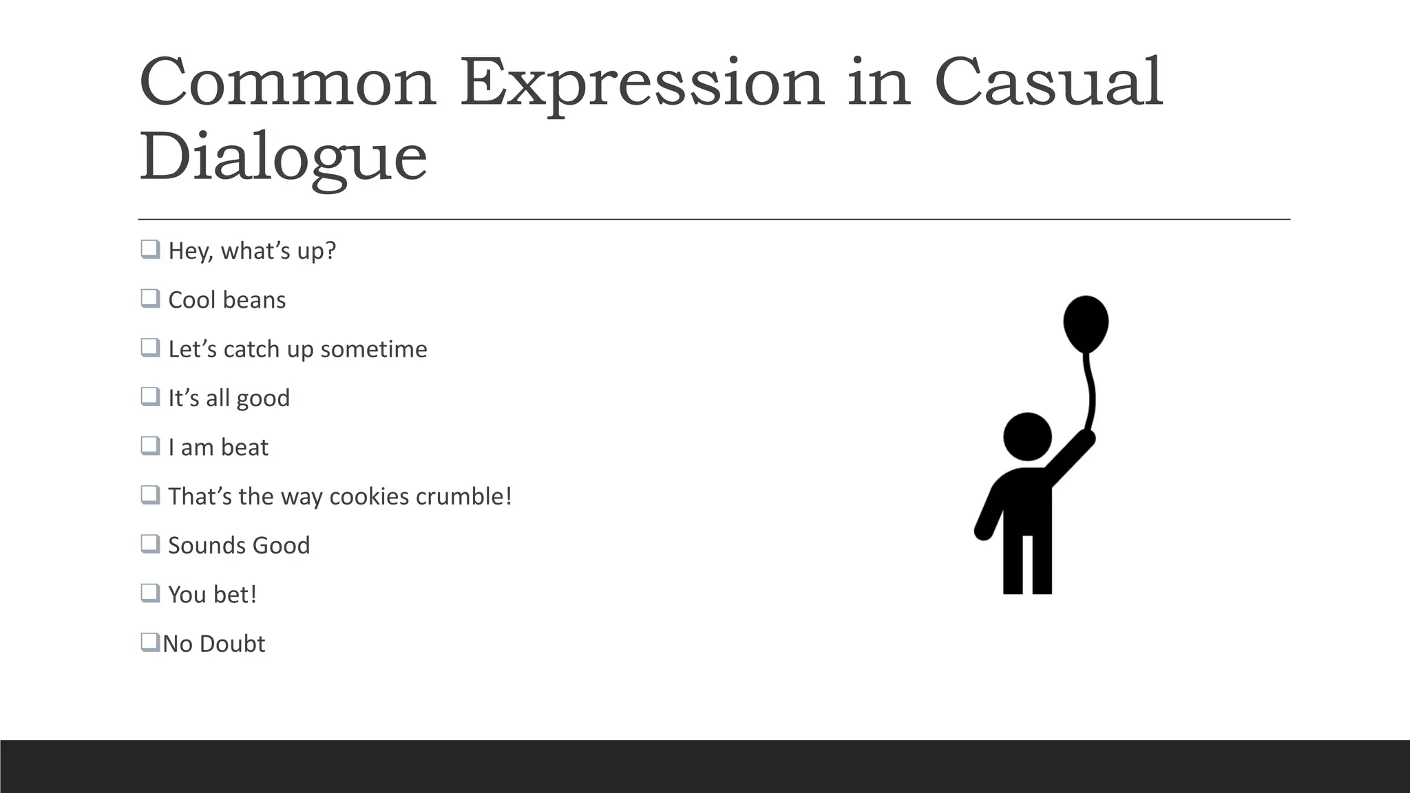 Understand Casual Dialogue in Conversation | PPT