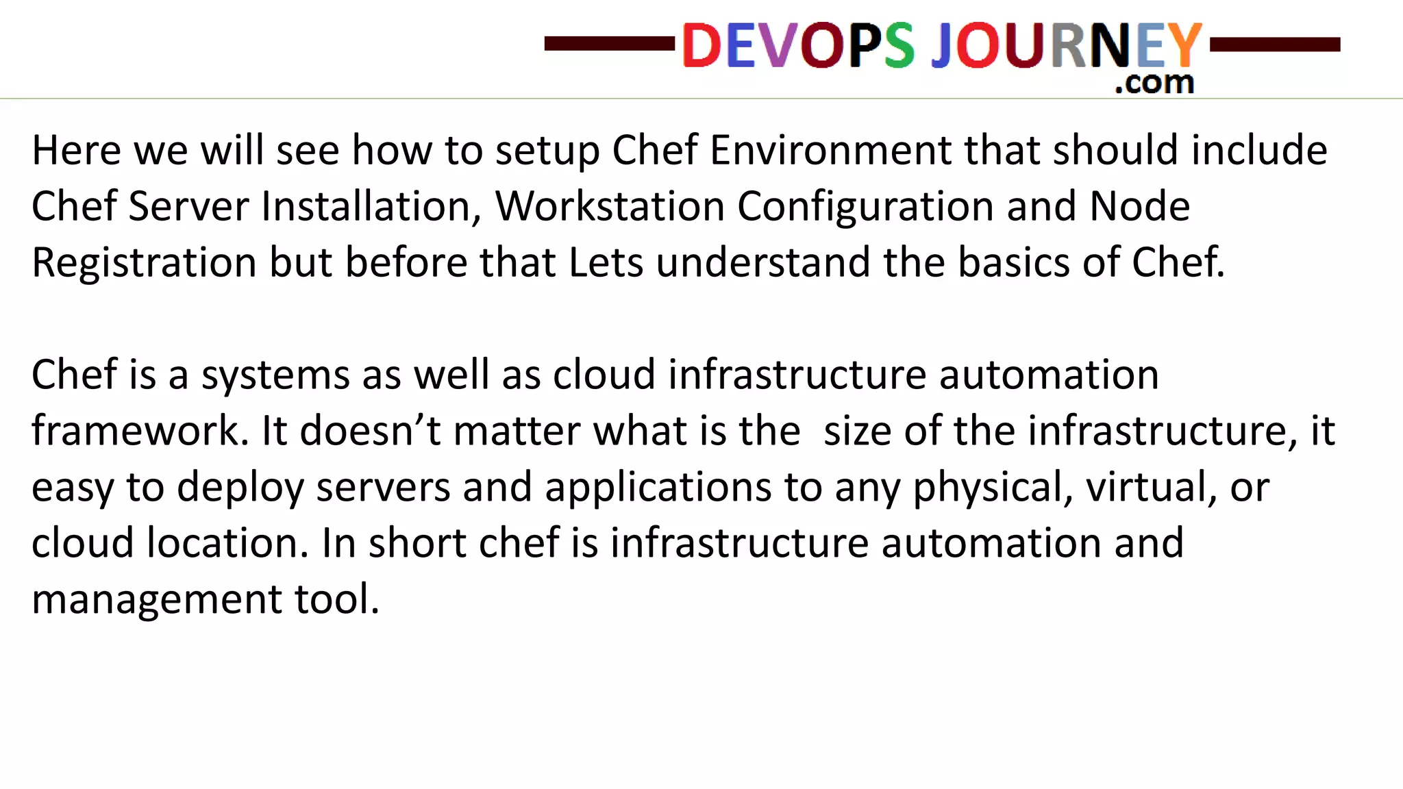 Understand Chef | PPT