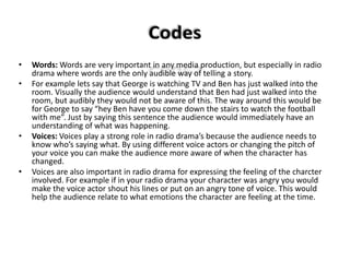 Understand codes, conventions, styles and structures | PPTX