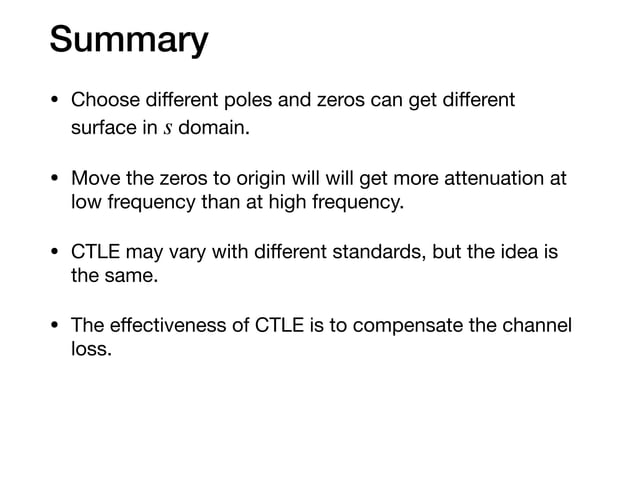Understanding CTLE | PDF