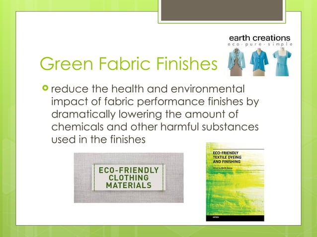 Understand Fabric Finishes in detail and knowing different finishes | PPT
