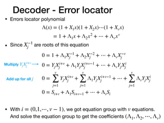 Understanding Reed-Solomon code | PDF