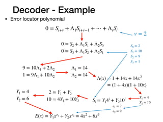 Understanding Reed-Solomon code | PDF