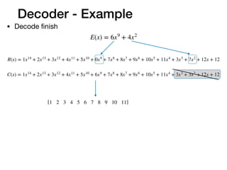 Understanding Reed-Solomon code | PDF
