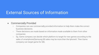 Understand how organizations use business information | PPTX