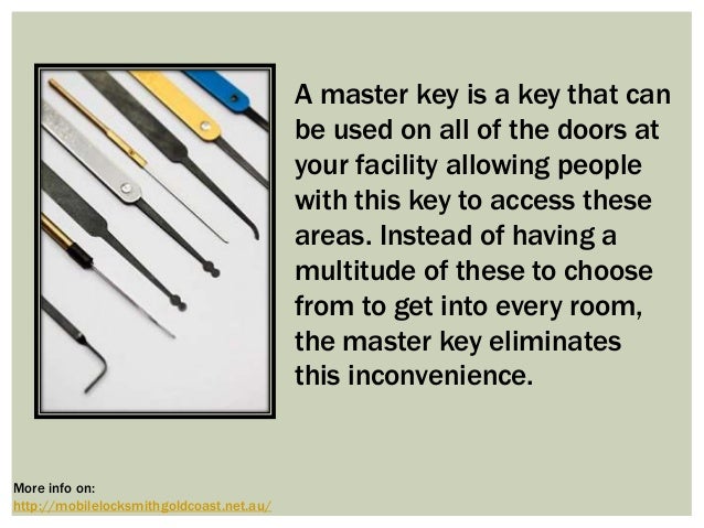 Understanding the Locksmith Master Key System