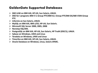 Understanding Oracle GoldenGate 12c | PPTX
