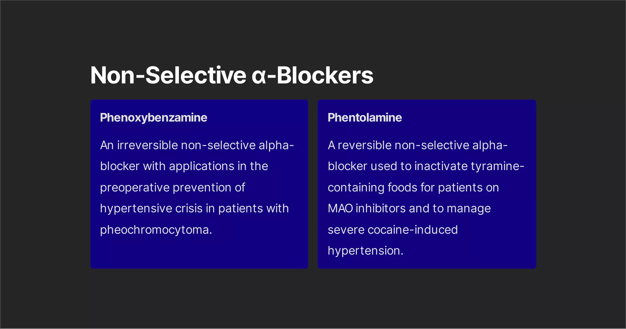 Alpha Blockers: Mechanisms and Clinical Applications | PDF