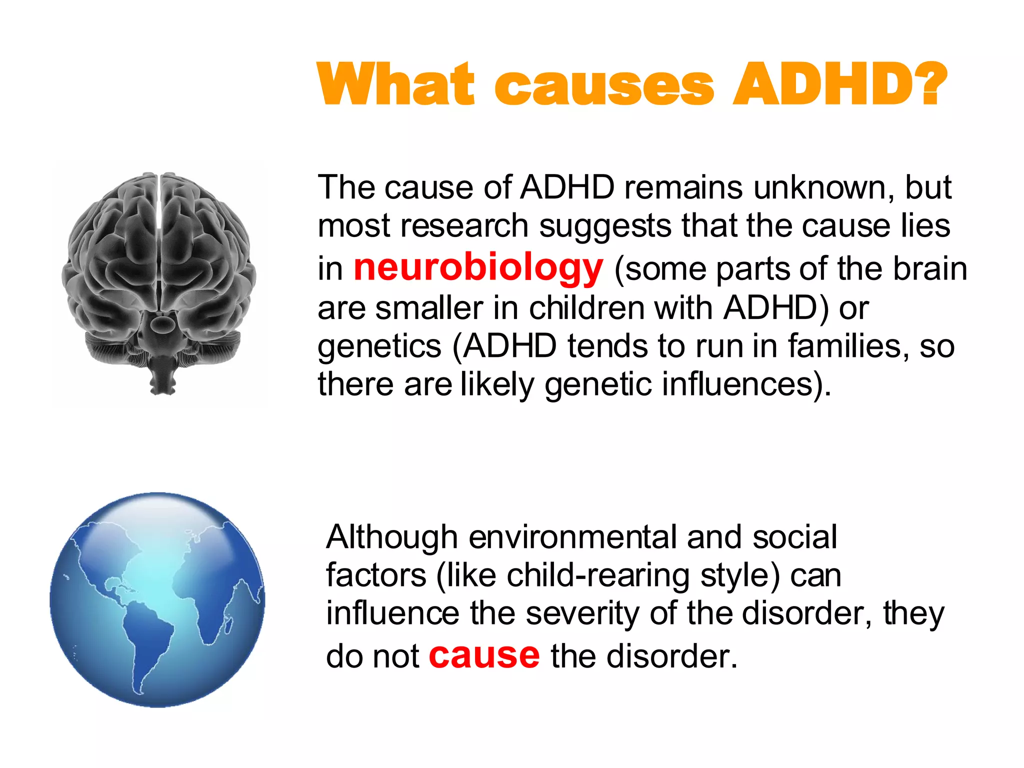 Understanding ADHD | PPT | Brain and Nervous System Disorders ...