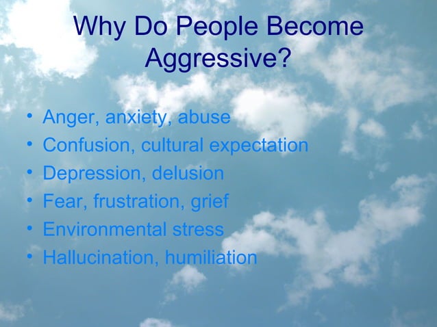 Understanding Aggression for Pupils | PPT | Free Download
