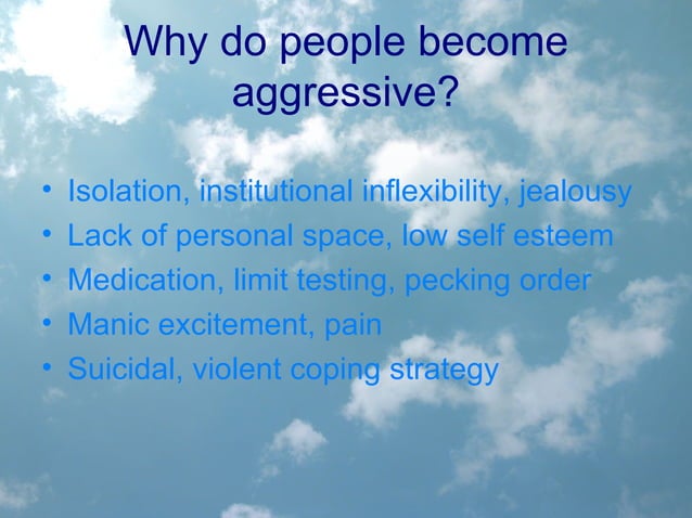 Understanding Aggression for Pupils | PPT