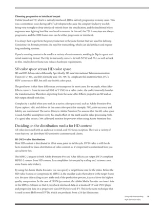 Understanding and Using High-Deﬁnition Video | PDF