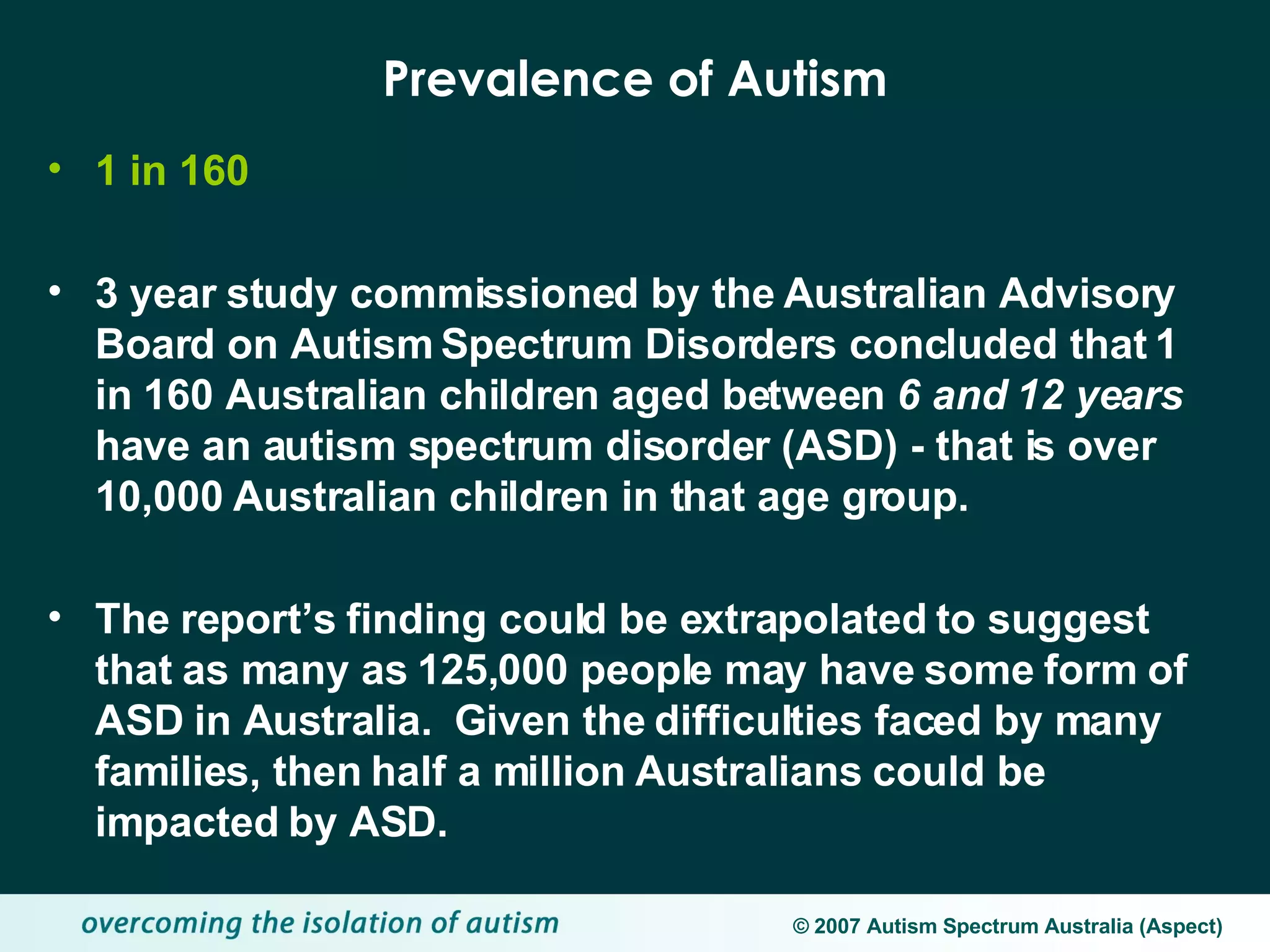Understanding Autism and Positive Behaviour Support (focus on Tuberous ...