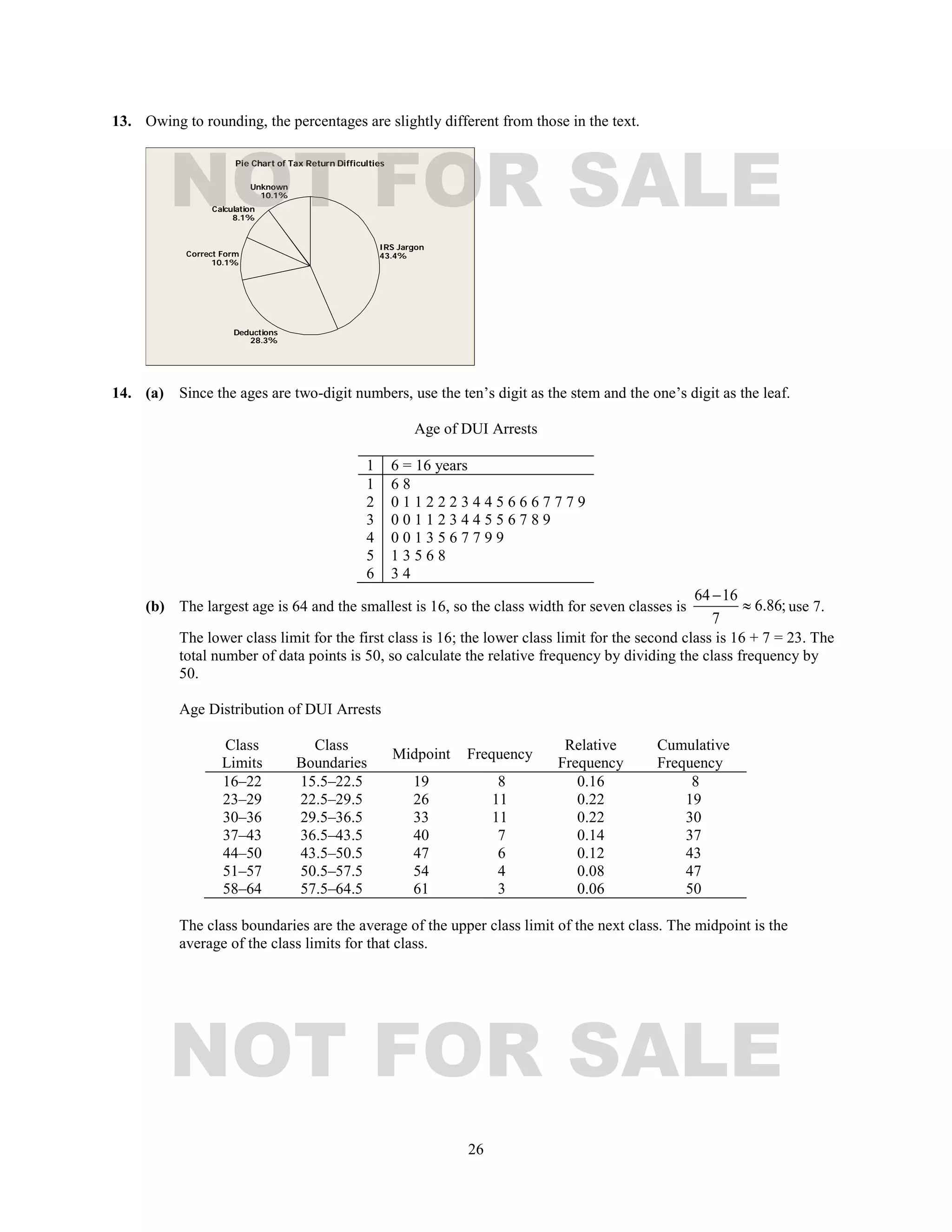 Understanding Basic Statistics 8th Edition Brase Solutions Manual | PDF