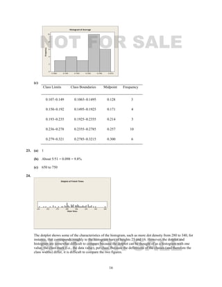 Understanding Basic Statistics 8th Edition Brase Solutions Manual | PDF